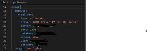 Can T Connect To MS SQL Database Dbt Msft Dbt Sqlserver Discussion
