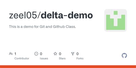 Github Zeel05delta Demo This Is A Demo For Git And Github Class