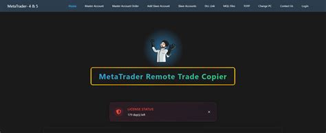 Metatrader Remote Trade Copier 4x Engineer