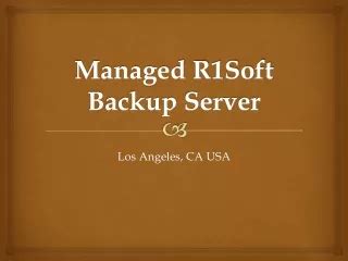 PPT Managed R Soft Backup Server PowerPoint Presentation Free Download ID