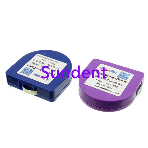 Stainless Steel Dental Matrix Roll Bands Straight Teeth Restoration