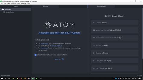 Showing Open With Atom When Right Clicking File Or Folder In Windows
