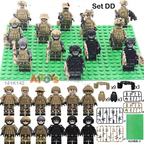 Jual Tentara Miniatur Tentara Mainan Polisi Brick Tentara Bricks Polisi