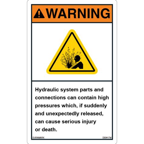 Explosive Labels Caution Warning Danger Labels Duramark