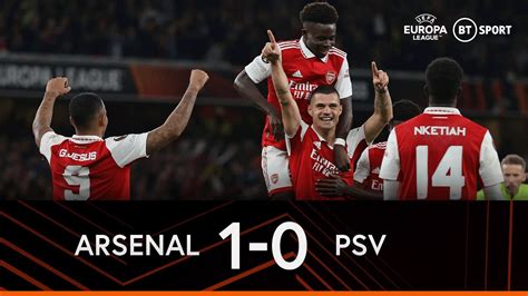 Arsenal V Psv 1 0 Xhaka Scores Winner As Gunners Secure Progression