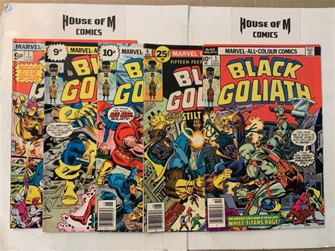 Black Goliath 1976 Series 1 5 Complete Bronze Age Mini Series