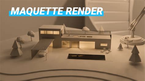 How To Create Maquette Render In Enscape Youtube