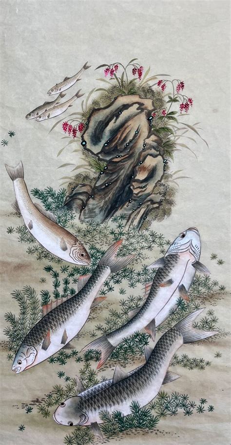 김미자 쌤 어해도 완성 2023 민화 영감을 주는 예술 새