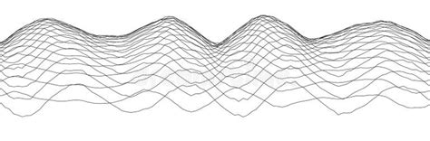 Abstract Waveform Pattern With Layered Lines For Modern Design Concepts Abstract Waveform Pattern With Layered Lines For Modern Design Concepts