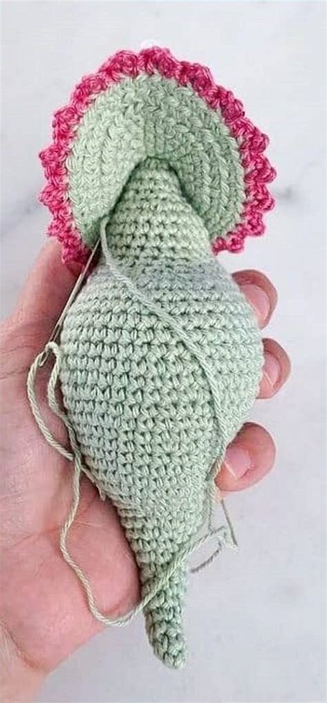 Free Crochet Triceratops Amigurumi Pattern Clairea Belle Makes