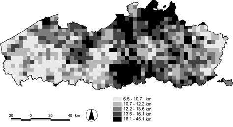 6 Average Commuting Distance Dpt Destination Zones Download Scientific Diagram