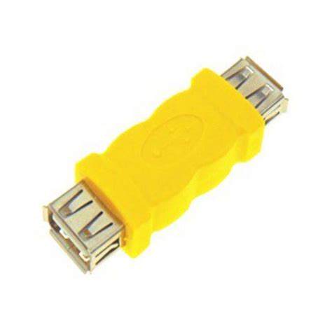 Αντάπτορας Η Υ USB A θηλυκό σε USB A θηλυκό κίτρινο COMP Ηλεκτρονικά Μουρτζανός