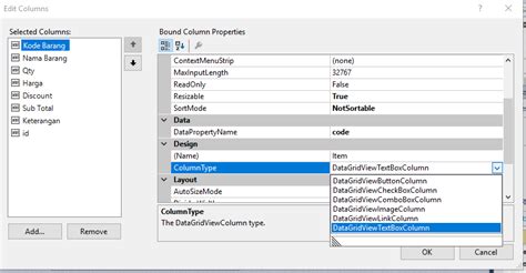 C Create Custom Datagridview S Column Type Stack Overflow