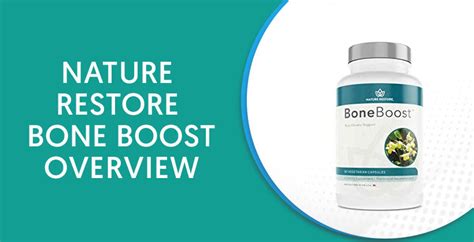 Nature Restore Bone Boost Reviews How Does It Work