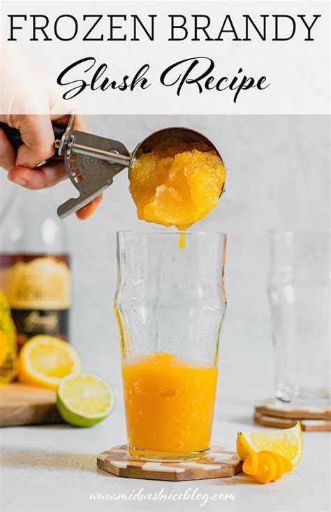 Brandy Slush Recipe Wisconsin Classic Cocktail Midwest Nice