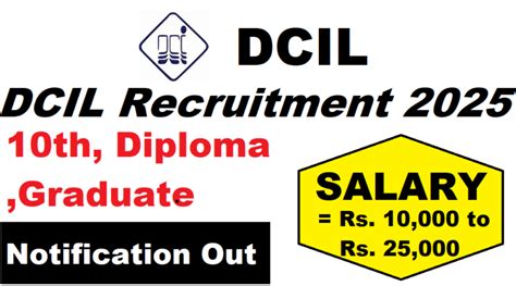 Dcil Recruitment 2025 Trainee And Electrical Officer Latest Vacancy 2025