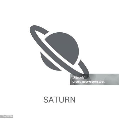 토성 아이콘입니다 천문학 컬렉션에서 흰색 배경에 유행 토성 로고 개념 0명에 대한 스톡 벡터 아트 및 기타 이미지 0명 거인 과학 Istock