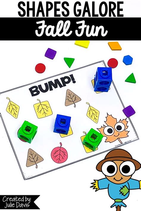 Kindergarten Math Fall 2d Shapes Games Center Activities Shapes