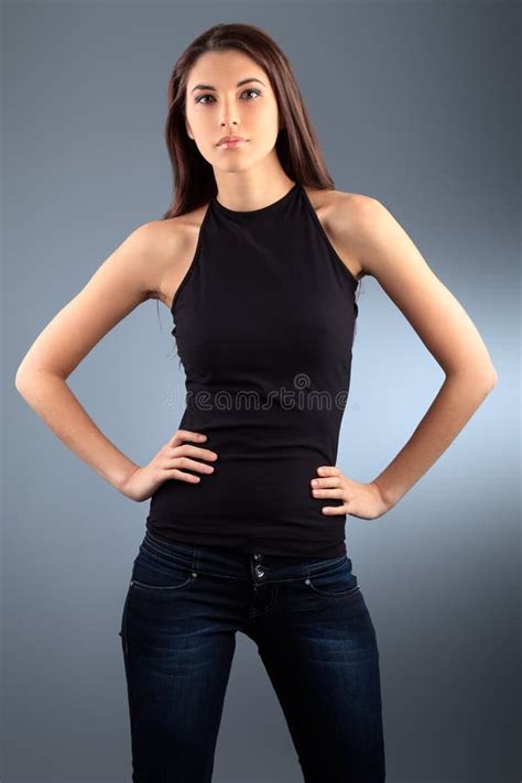 Slender Girl Stock Image Image Of Female Person Fashion 17510779