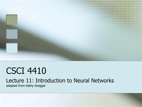 Ppt Introduction To Neural Networks From Biological Neurons To