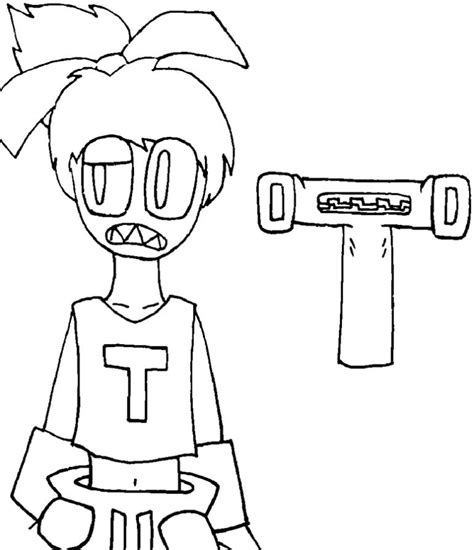 Alphabet Coloring Book Lore T Coloring Pages