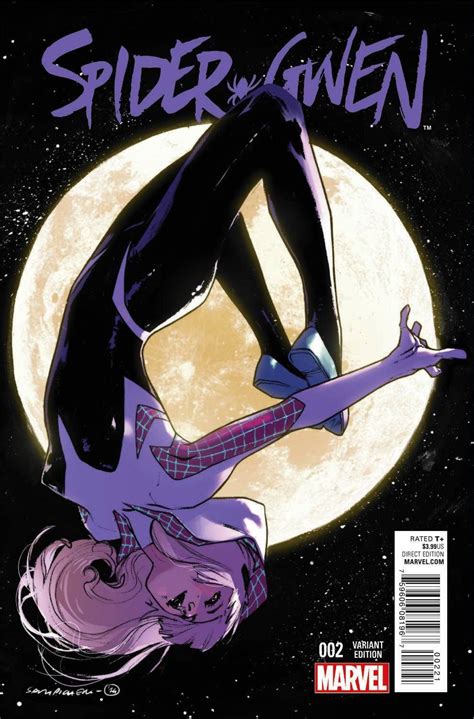 Spider Gwen 2 Variant Edition •sara Pichelli Ms Marvel Marvel Comics