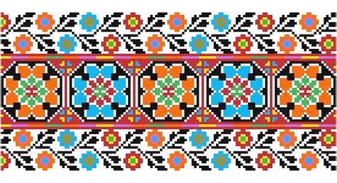 오래된 수제 크로스 스티치 민족 우크라이나 패턴처럼 좋은 자수 우크라이나어 수건 장식품 Rushnyk 호출 벡터 0명에 대한 스톡 벡터 아트 및 기타 이미지 Istock