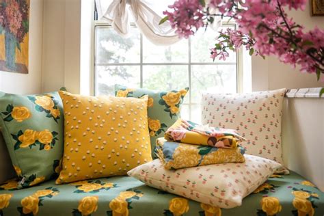The House That Lars Built Fabric Collection Flowers The House That