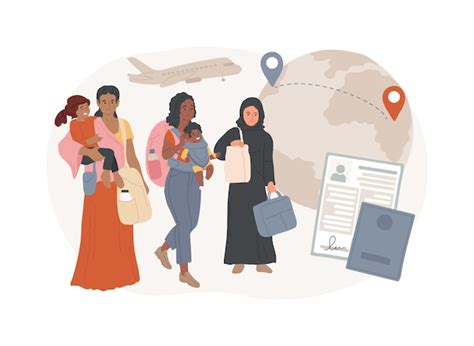 Mass Migration Vectors And Illustrations For Free Download Freepik