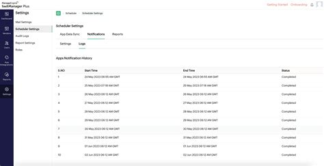 Manageengine Saas Manager Plus Settings