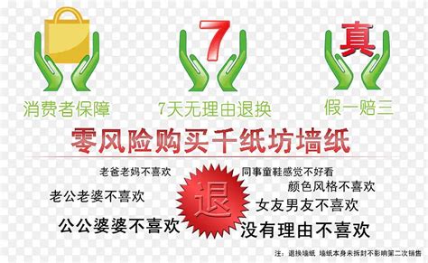淘宝七天无理由退换详情海报PNG图片素材下载 图片编号8596283 PNG素材网