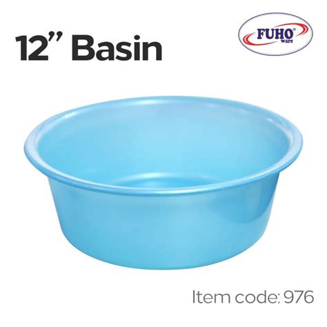 Fuho 12 Hes Plastic Basin 45inches Deep Bowl Houseware Plasticware