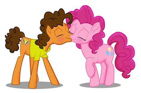 Mlp Pinkie Pie And Cheese Sandwich Kiss