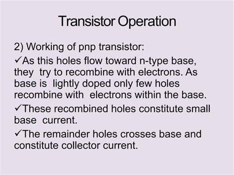Chapter 5 Transistor Characteristics 1 Ppt Physics Science