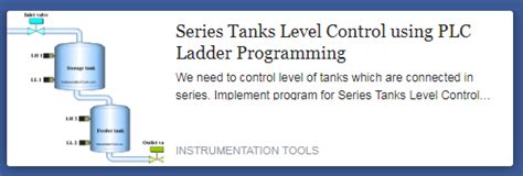 PLC SCADA ACADEMY Series Tanks Level Control