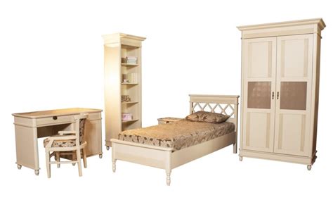 Set Dormitor Amelia Lemn Masiv Alb Configurabil Mobarta