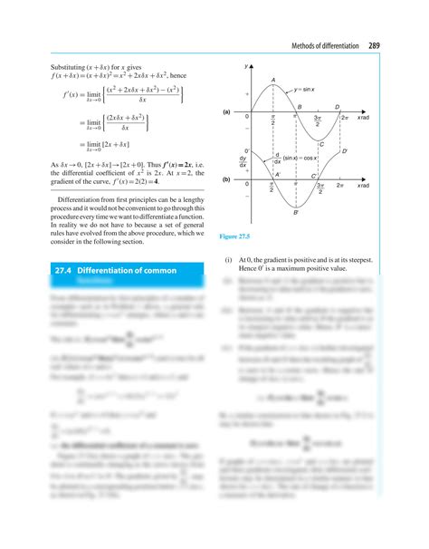 SOLUTION Methods Of Differentiation Studypool