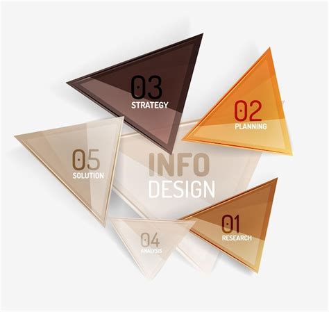 Premium Vector Business Modern Colorful Geometric Infographics