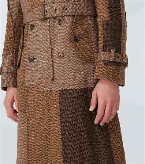 Junya Watanabe Patchwork Tweed Coat Junya Watanabe