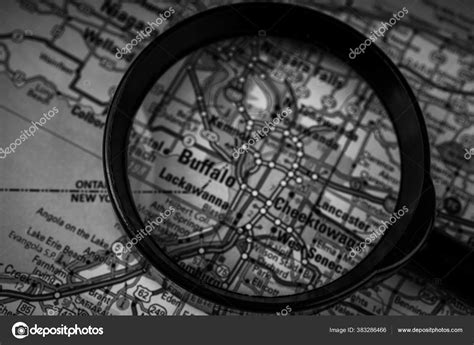 Buffalo Usa Map Travel Background Stock Photo By Aallm