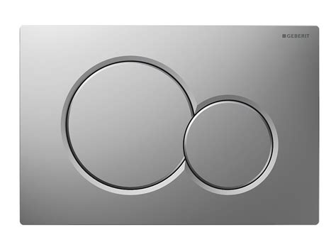 Geberit Sigma 01 Dual Flush Button ABS Satin Chrome Easy Clean Coating ...