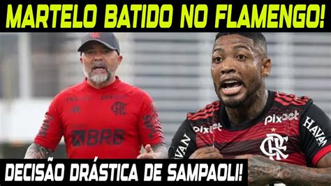SAMPAOLI TOMA DECISÃO DRÁSTICA SOBRE MARINHO DIRETORIA DO FLAMENGO NA
