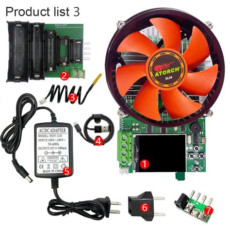 150W Battery Tester CNC Load With TFT Screen Tech Diydynamic Com