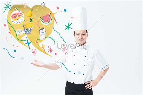 요리사와 음식 일러스트 무료 다운로드 Lovepik