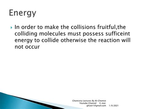 Collision And Transition State Theory PPTX