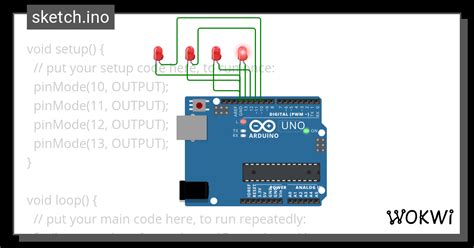 exp 2 4 bit binary - Wokwi ESP32, STM32, Arduino Simulator