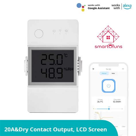 SONOFF TH Elite A Smart Temperature And Humidity Monitoring Switch SmartOfuns