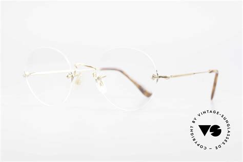Glasses Savile Row Rimless 4720 Rimless 14k Gold Filled Frame