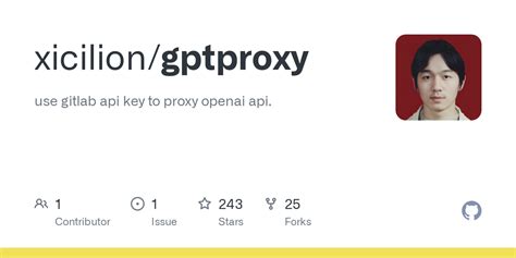 Github Xiciliongptproxy Use Gitlab Api Key To Proxy Openai Api