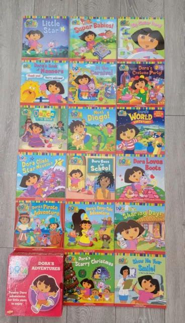 Nick Jr Dora The Explorer Doras Adventures 17 Books £899 Picclick Uk